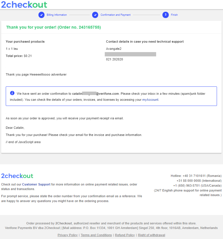 Google Pay | Documentation | 2Checkout
